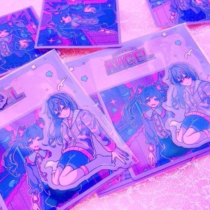 ゲーム風彼女ちゃんアクリルキーホルダー - Inverted Angel - BOOTH