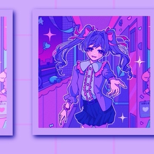 ゲーム風彼女ちゃんアクリルキーホルダー - Inverted Angel - BOOTH