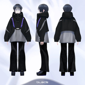 [3Dモデルウェア] Shelter Coat(3 colors) - chloma - BOOTH
