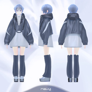 [3Dモデルウェア] Shelter Coat(3 colors) - chloma - BOOTH