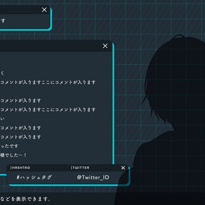 【無料】配信者向け OBS用デジタル時計 - mooncape - BOOTH