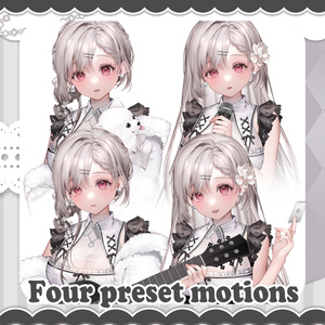 【live2d Model】Korean-style Girl - Cai Cat - BOOTH