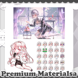 【live2d Model】Korean-style Girl - Cai Cat - BOOTH