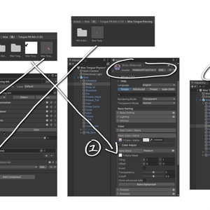 Lime 「ライム」 - Tongue Physics (Modular Avatar) - woopsy - BOOTH