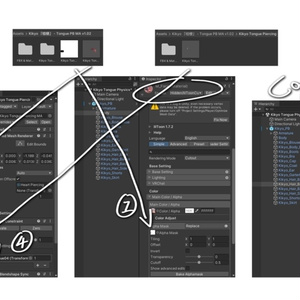 Lime 「ライム」 - Tongue Physics (Modular Avatar) - woopsy - BOOTH