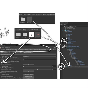 Lime 「ライム」 - Tongue Physics (Modular Avatar) - woopsy - BOOTH