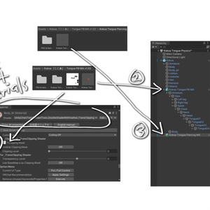 Lime 「ライム」 - Tongue Physics (Modular Avatar) - woopsy - BOOTH