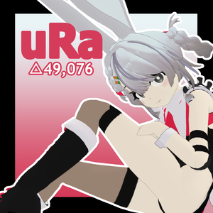 【VRChat想定オリジナル3Dモデル】uRa-ユラ-