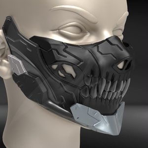 Cyborg Mask V2 STL for 3DPrint - seberdra - BOOTH