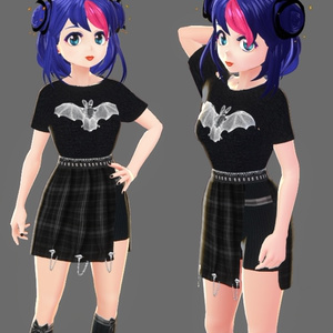 goth girl vrchat avatarに関する人気の同人グッズ89点を通販できる! - BOOTH