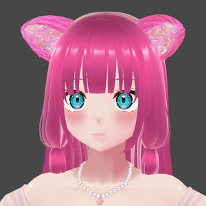 Foxfire Yokai and Kaiju Tail and Ears + Hair Texture Pack for Vroid ...