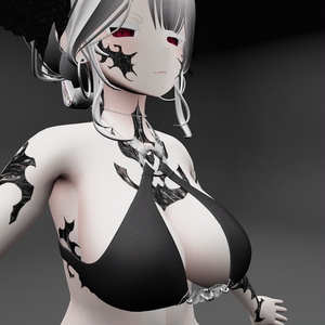 Velle「ピンク」テクスチャードボディスーツ | Velle Body texture "Rose" - AkogShop - BOOTH