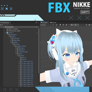 【Vroid】 NIKKE ニケ 니케 – アリス 앨리스 (Alice) VRoid Model / 衣装セット - Amamia - BOOTH