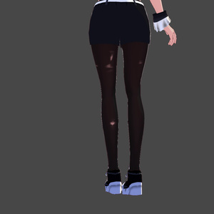 Free VRoid Ripped Tights - nonashop - BOOTH