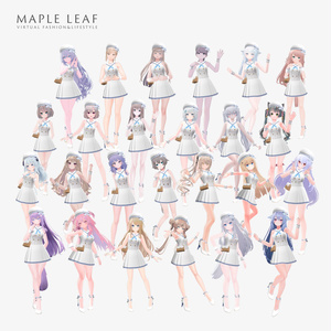 【49アバター対応】Flight Attendant Dress - MAPLE LEAF - BOOTH