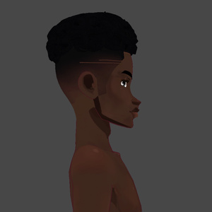 [UPDATED] Afro puffs hair preset (.Vroid file) - beeficecream - BOOTH