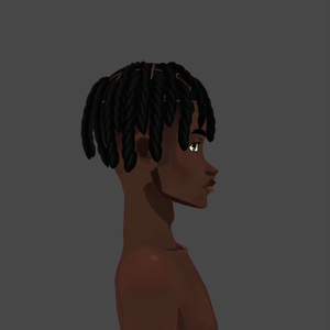 [UPDATED] Afro puffs hair preset (.Vroid file) - beeficecream - BOOTH