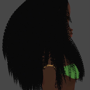 [UPDATED] Afro puffs hair preset (.Vroid file) - Beef - BOOTH