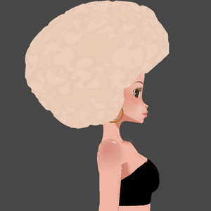 [UPDATED] Afro puffs hair preset (.Vroid file) - Beef - BOOTH