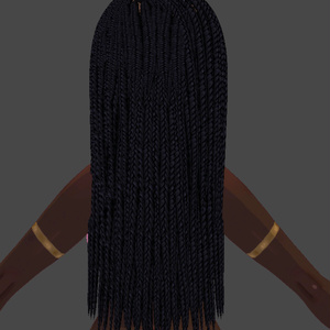 [Vroid] Afro hair preset (.vroid file) - Beef - BOOTH