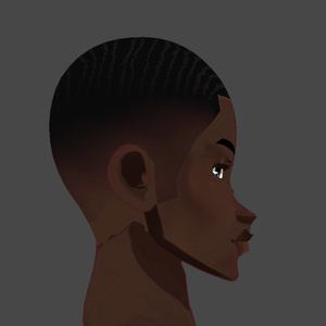 [UPDATED] Afro puffs hair preset (.Vroid file) - Beef - BOOTH