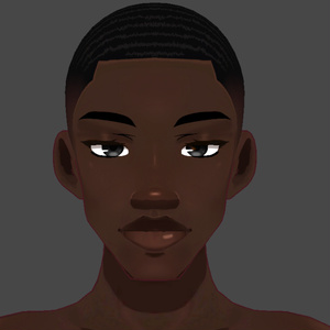 [UPDATED] Afro puffs hair preset (.Vroid file) - Beef - BOOTH