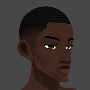 [UPDATED] Afro puffs hair preset (.Vroid file) - Beef - BOOTH