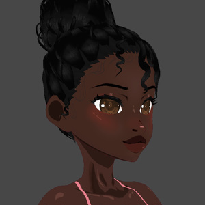 [Vroid] Afro hair preset (.vroid file) - Beef - BOOTH