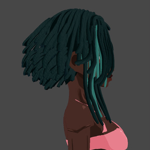 [UPDATED] Afro puffs hair preset (.Vroid file) - Beef - BOOTH