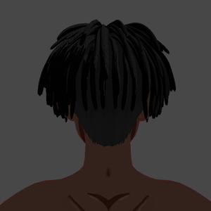 [Vroid] Afro hair preset (.vroid file) - Beef - BOOTH
