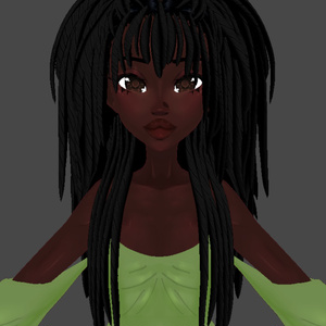 [UPDATED] Afro puffs hair preset (.Vroid file) - Beef - BOOTH