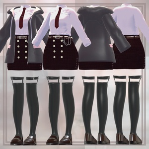 【18アバター以上対応】3D衣装『Red Lotus Outfit』【VRChat想定】 - Millenoa - BOOTH