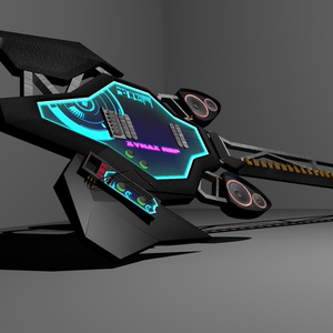 MS-T: Mecha Shark Tail (VRChat) - iskullyi - BOOTH