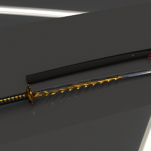 HN-YS (Cyberpunk Katana) VRCHAT - iskullyi - BOOTH