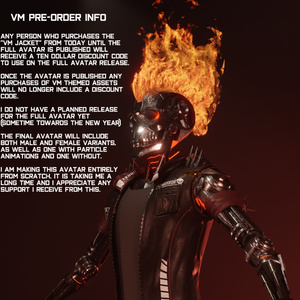 MS-T: Mecha Shark Tail (VRChat) - iskullyi - BOOTH