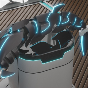 HN-YS (Cyberpunk Katana) VRCHAT - iskullyi - BOOTH