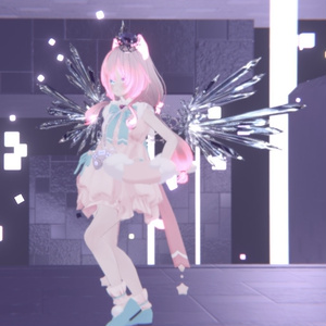 [vrchat] 無料 Wing halo ウイングリング Phys Bone対応 - 小松の雑貨屋 - BOOTH