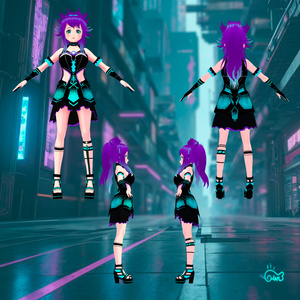 [Vroid] Gothic Clothing - Ham Hams Outfits Shop - BOOTH