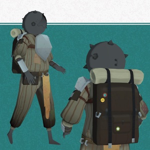 VRChat "Brush" & Friends Avatar Bundle ( ブラシ ) SDK3 Update - blueasis ...