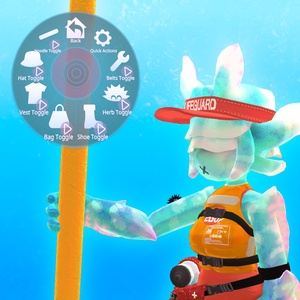 VRChat "Brush" & Friends Avatar Bundle ( ブラシ ) SDK3 Update - blueasis ...