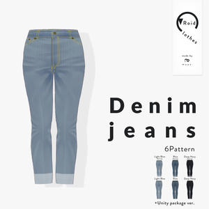 Ripped Jeans Vroid Texture - ArgamaWitch - BOOTH