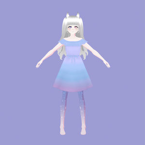 LOW POLY MODEL/ローポリ [VRM VROID] - moonyboy - BOOTH