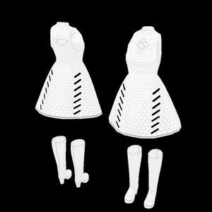 【VRoidテクスチャ素材】熾闇華【魔女服飾】コーデセット - OBJECT CRAFTER - BOOTH