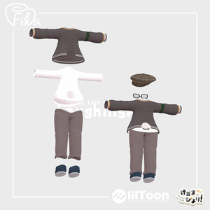 【VRChat想定3Dモデル】リナ-Lina- - けだまびより BOOTH支店 - BOOTH