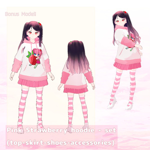 [custom items for Vroid studio] ウール・レザーブーツWool leather Boots ...