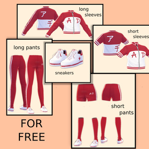 [Vroid] Jean Jacket and Black Short - Aya Dirkey - BOOTH