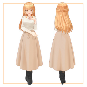 FNF Girlfriend VRChat Full Body Tracking 3D Model - shadsterwolf - BOOTH