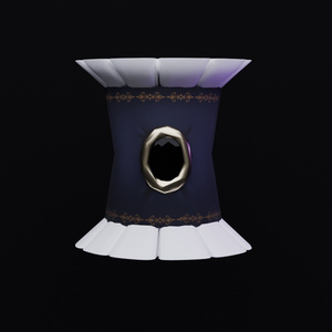 【VRChat想定】黒のベールアイマスク(調整用シェイプキー入り)-Black veil eye mask- - MURDERMEA - BOOTH