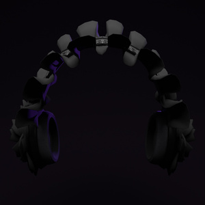 【VRChat想定】黒猫の王冠-Black cat crown- - MURDERMEA - BOOTH