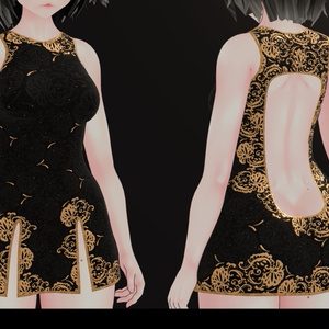Christmas Outfit (VRChat outfit rigged for GodMagician, Rindo, ZinFit ...